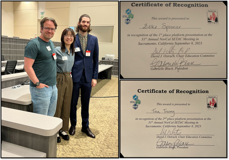 Congrats to Zeke and Tina on their winning presentations at the 2023 ...